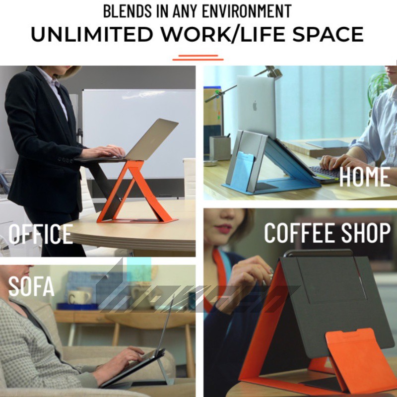 MOFT Z Foldable แบบพับได้ 5-in-1 Sit-Stand Laptop Desk โต๊ะวางแล็ปท็อป ...
