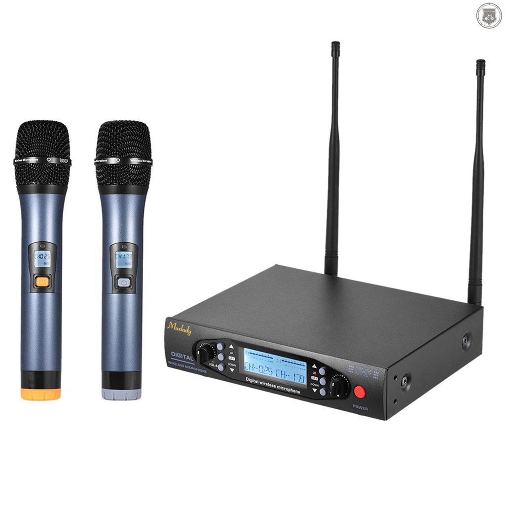 Muslady Professional Digital UHF Wireless Handheld Microphone Mic ...