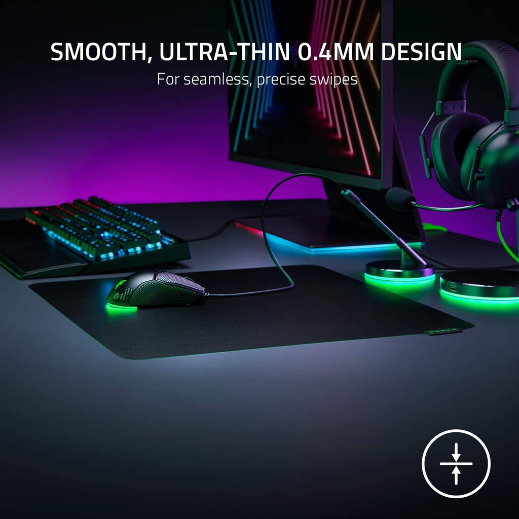 Razer Sphex V3 Hard Gaming Mouse Mat Ultra-Thin Form Factor Tough ...