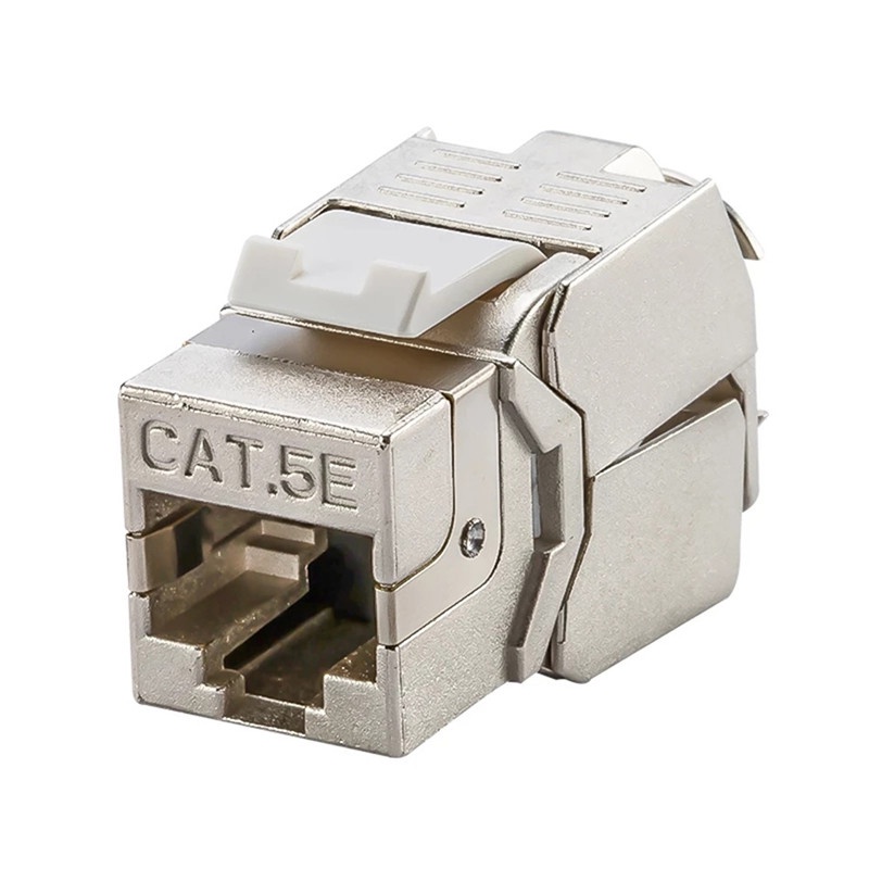 CAT6 Cat6A Cat5e Keystone Jack Full Shielded RJ45 Connector LSA ...