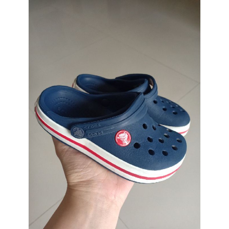 Crocs สีกรม C9 /15 cm | Shopee Thailand