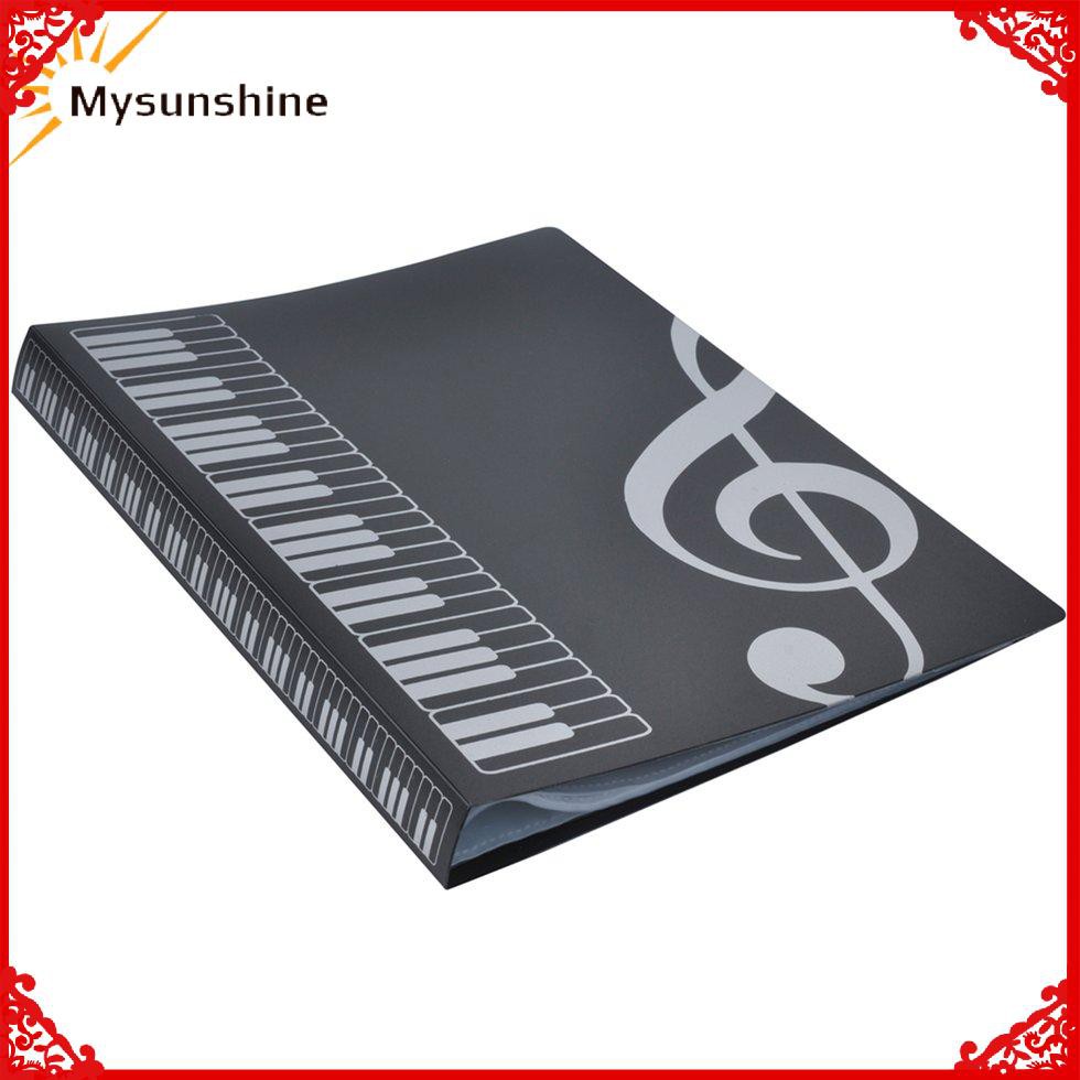 อุปกรณ์ดนตรี:Music Score Book 80 Sheets erttye Folder File A4 Folder ...