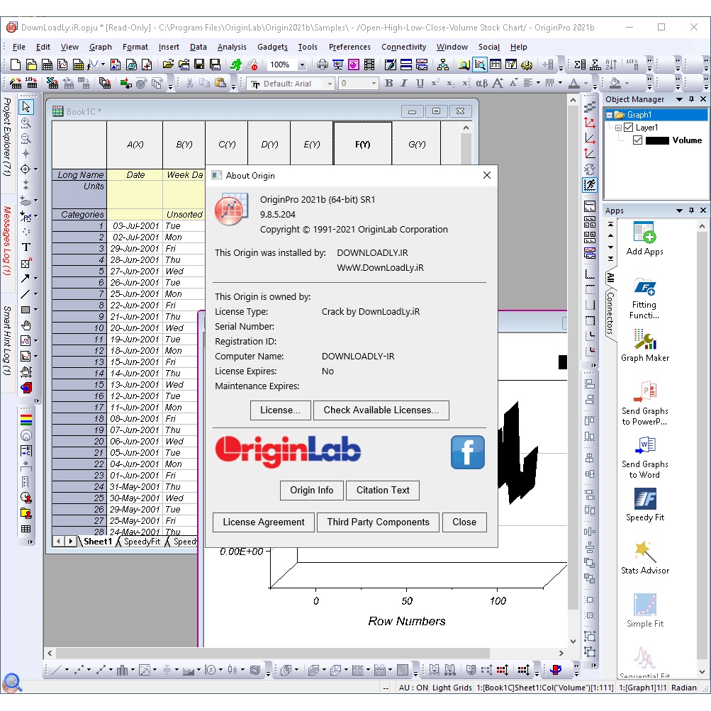OriginLab OriginPro 2022 [ตัวเต็ม] [ถาวร] โปรแกรมสร้างกราฟและวิเคราะห์ ...