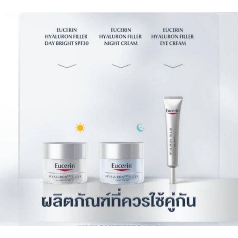 Eucerin Hyaluron 3X Filler Day Cream - khaowshop - ThaiPick