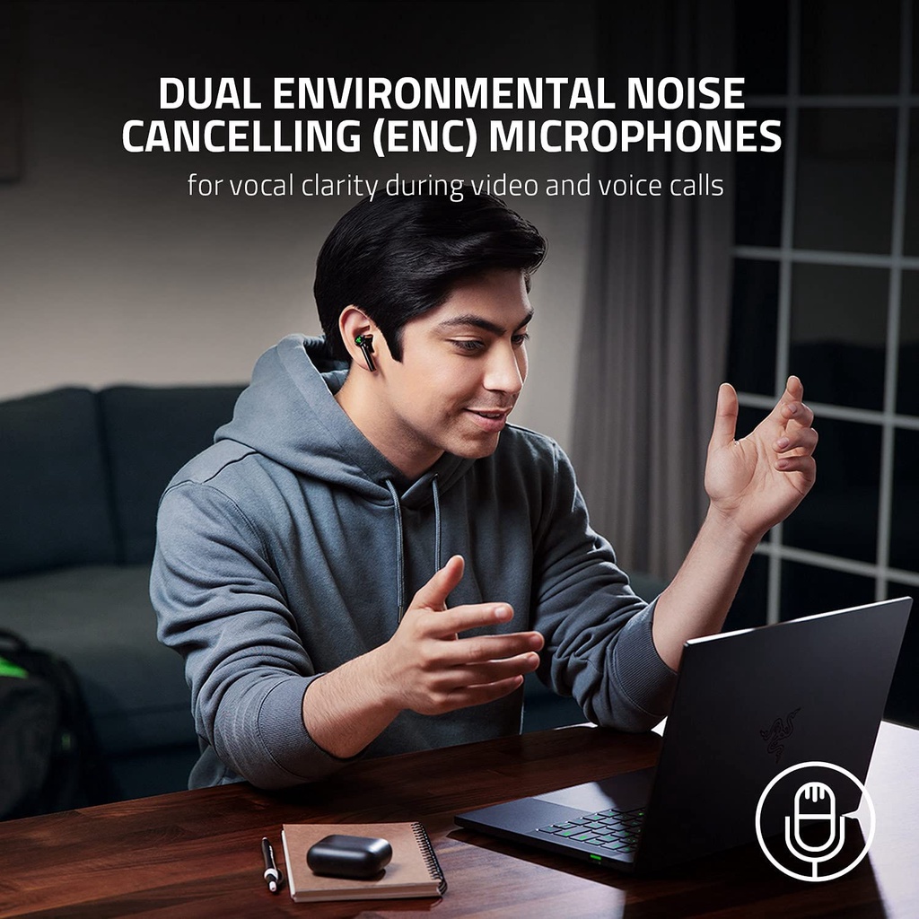 Razer Hammerhead True Wireless (2021) - Bluetooth True Wireless Gaming ...