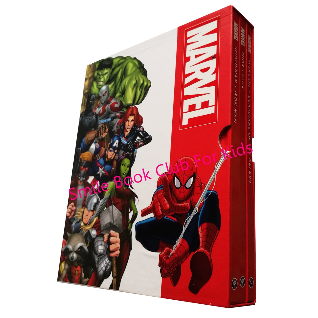 Marvel Storybook Collection - Iron Man, Thor, Avengers, Spiderman - 3 ...