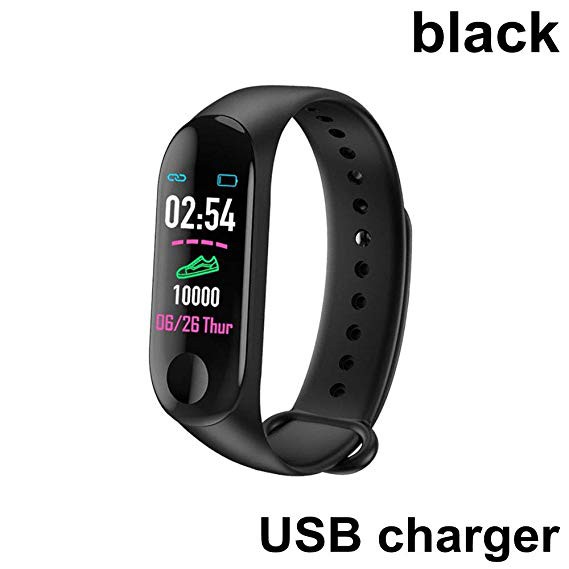 M3/ M4 Plus Smart Watch Bracelet band Bluetooth Waterproof Blood ...