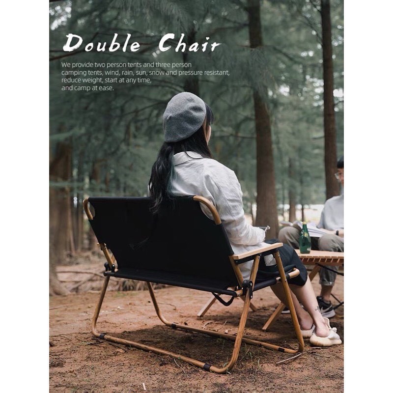 พร้อมส่งด่วนเก้าอี้พับโซฟา Three Donkeys Double Chair เก้าอี้โซฟา ...