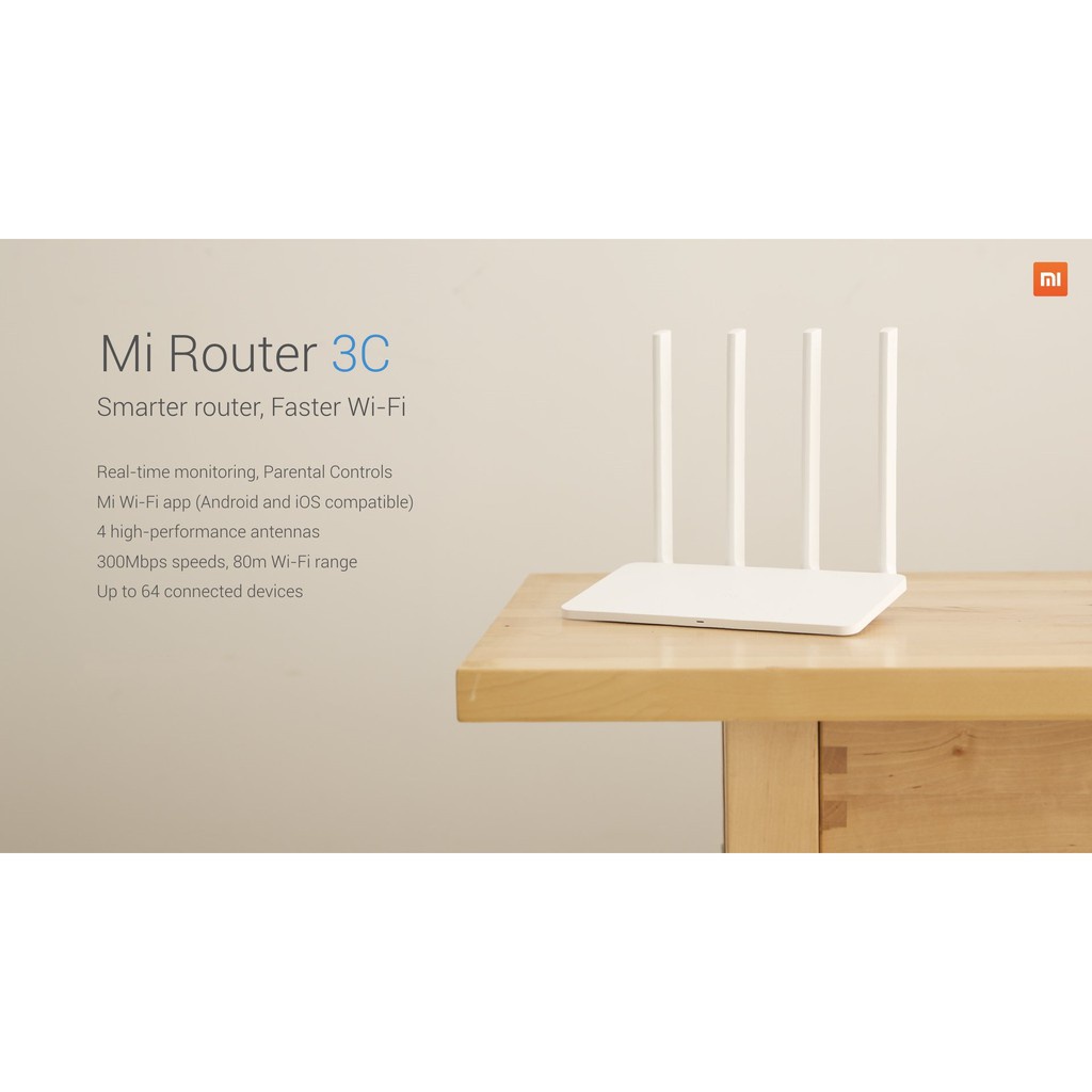 Usb HubsMi WIFI Router 3C 300Mbps Wireless เร้าเตอร์รับสัญญาณ - x_8y4 ...