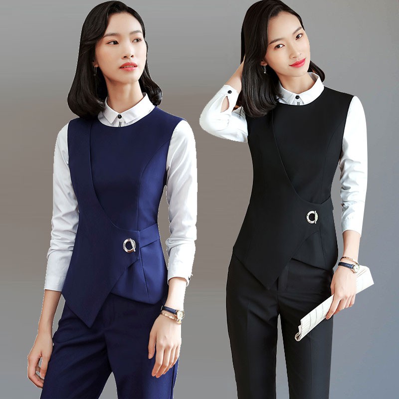 【spot】Civil servant administrative business professional wear suit vest ...