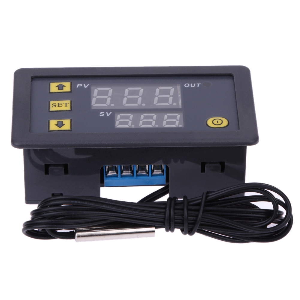 DIYMORE W3230 LCD Thermostat DC 12V24V 20A AC 110V-220V 10A Temperature Controller With Probe ...