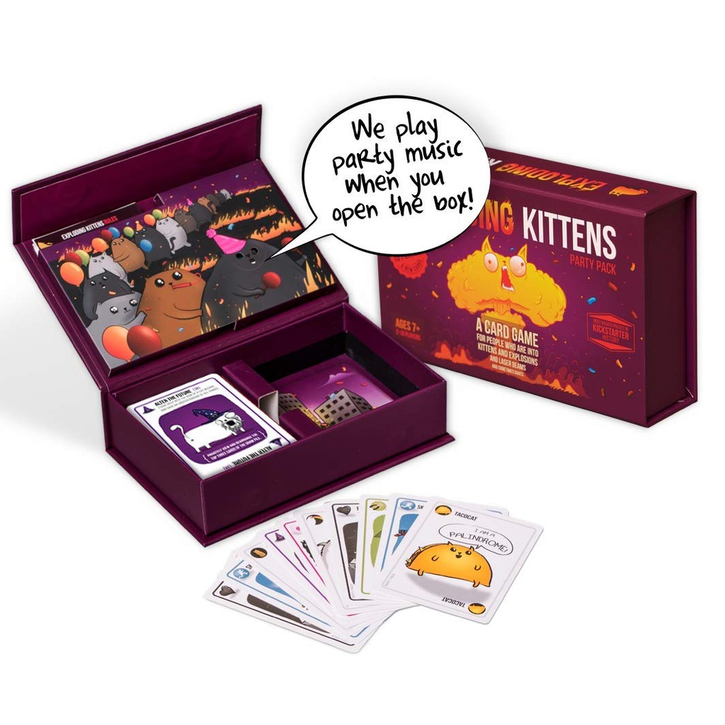 (ของแท้) Exploding kittens party pack บอร์ดเกม - reybanzaa - ThaiPick
