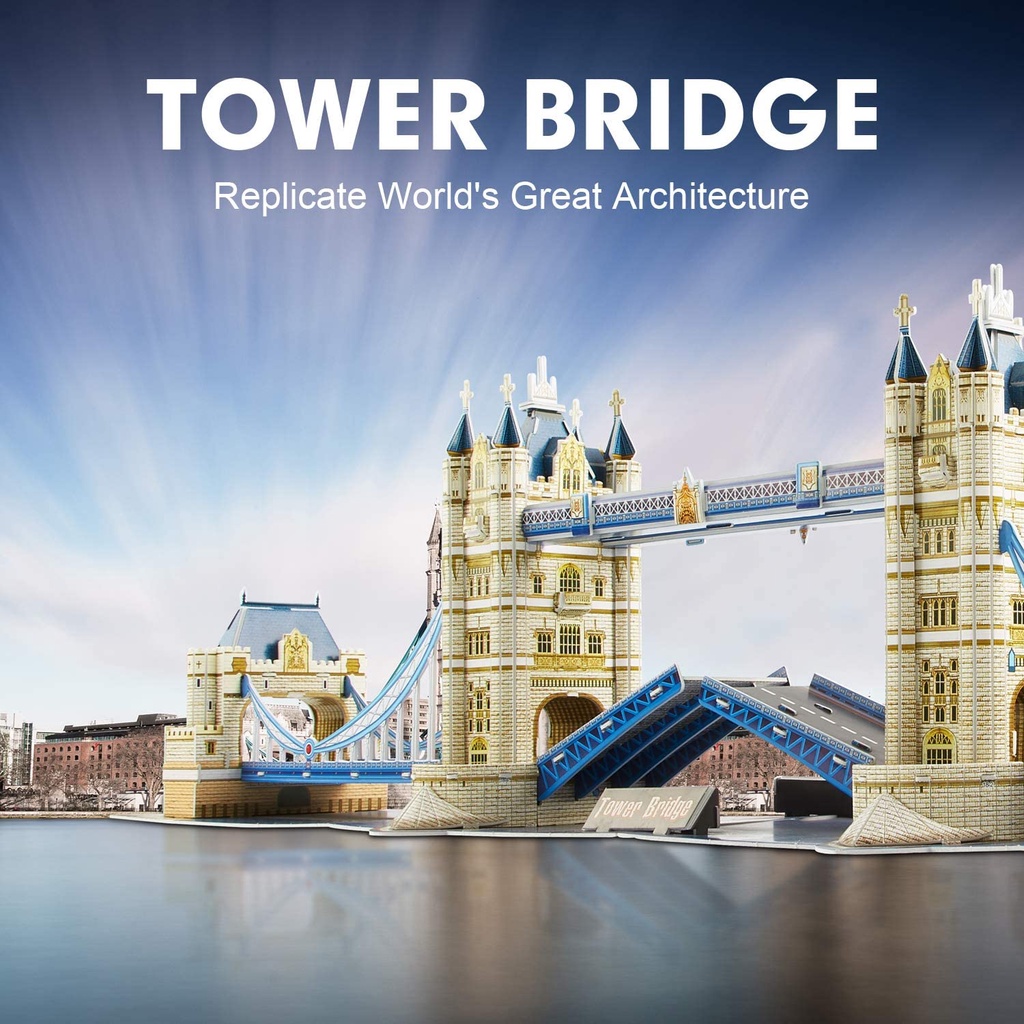 จิ๊กซอว์ 3 มิติ เมืองท่องเที่ยว ลอนดอน Tower bridge London National ...