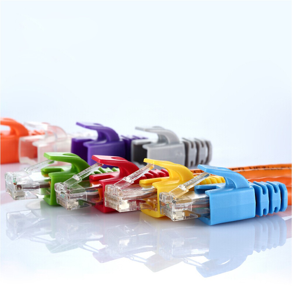 AMP 8P8C Crystal Head RJ45 Connector Ethernet Network Cable Modular ...
