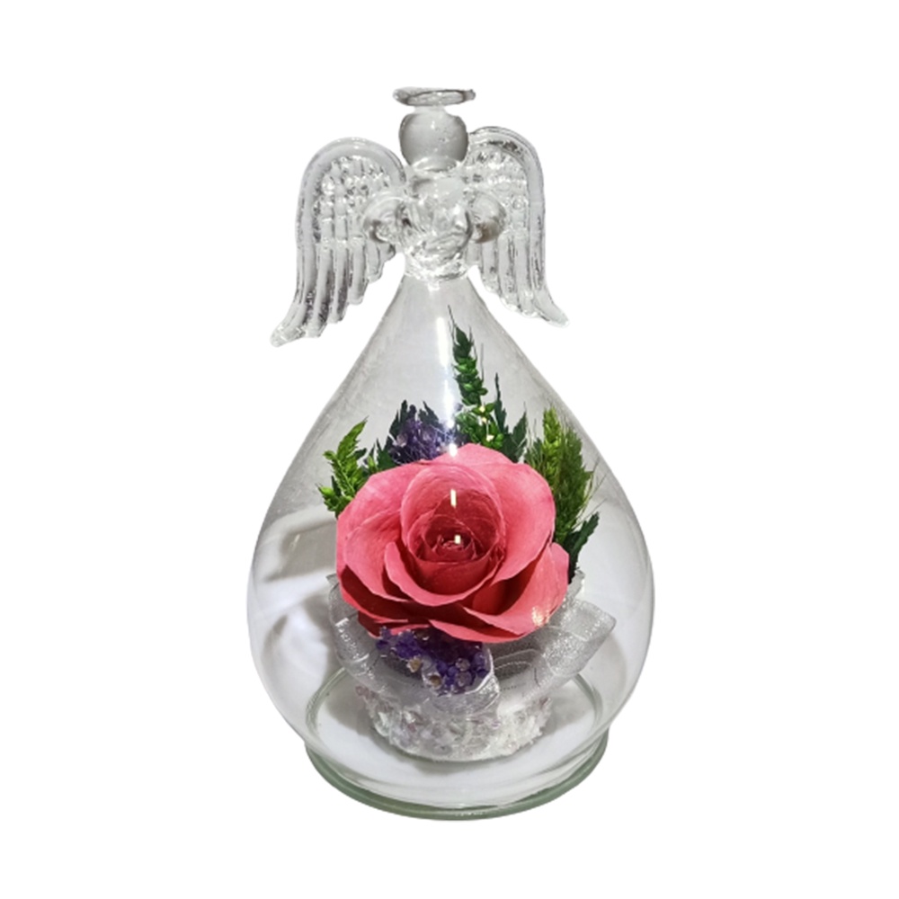 ดอกไม้อบแห้งในแก้ว Dried Flower in Glass OaS Model แก้วตุ๊กตา | Shopee ...