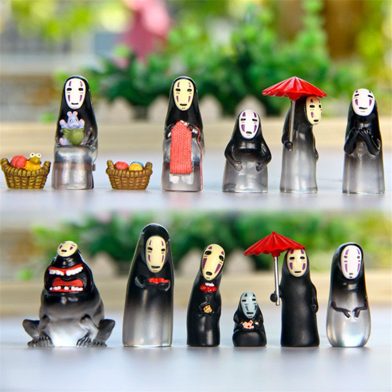 13pcs Studio Ghibli Spirited Away No-Face Man Faceless Toy rZRH ...