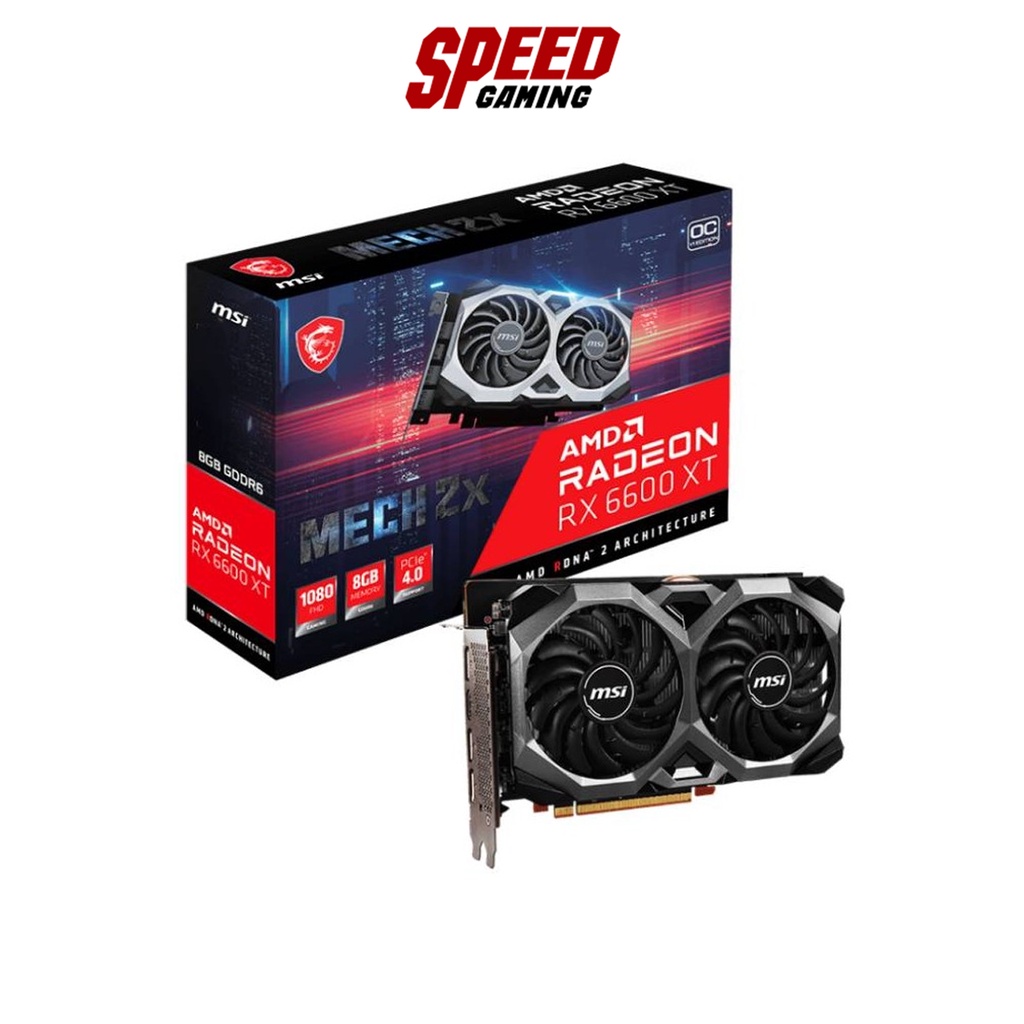 MSI VGA CARD RADEON RX6600XT MECH 2X 8GB OCV1/3Y By Speed Gaming ...