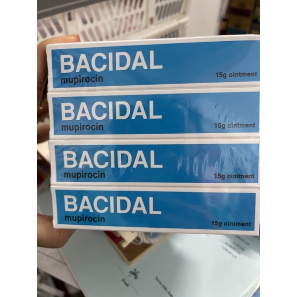 ขี้ผึ้งมาแผล Bacidal mupirocin ointment 5 g15g - doc_and_dog_and_cat ...