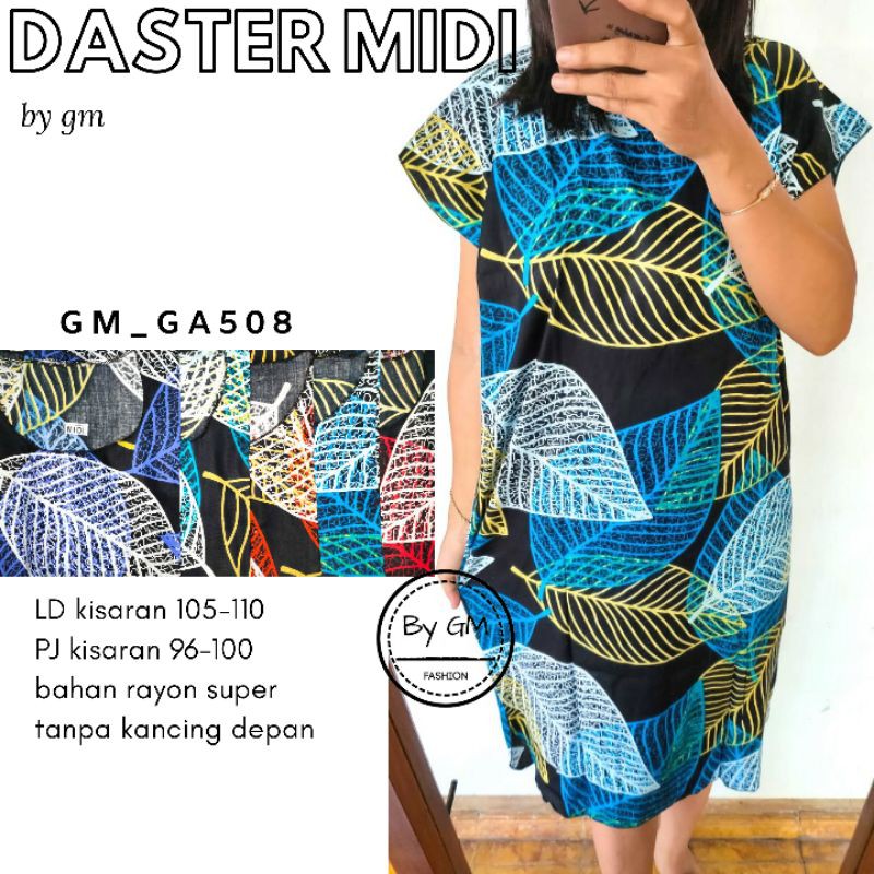 Daster Midi Motif Flower รูปภาพบานเลื่อนสําหรับตกแต่งรูปภาพแม่ลูกอ่อน ...