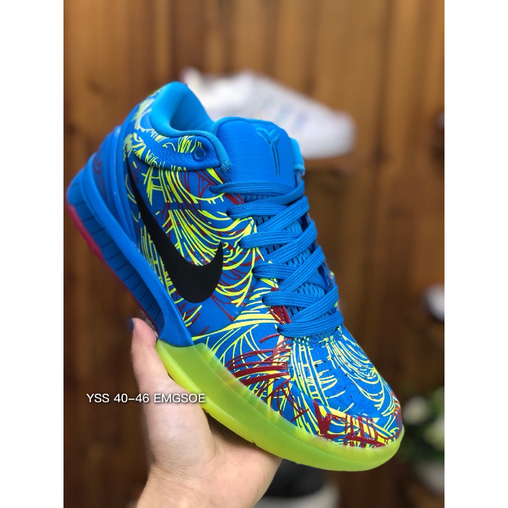 ของแท้ จัดส่งฟรี Nike Kobe 4 Protro ZK4 รองเท้าบาสเก็ตบอล รองเท้ากีฬา ...