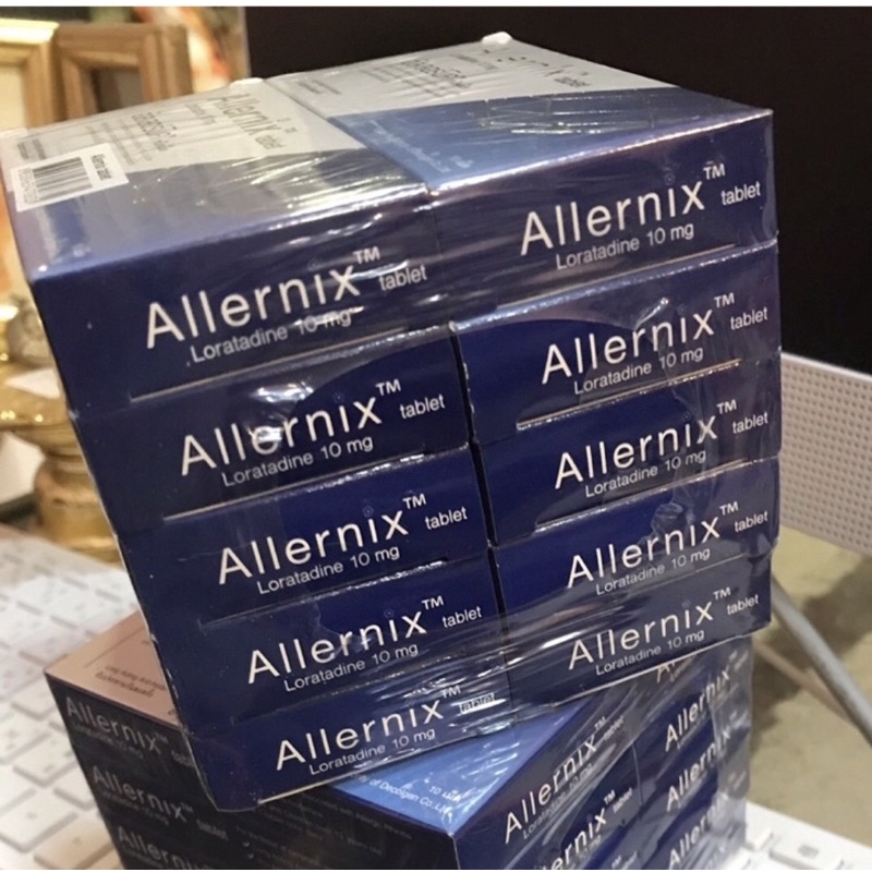 ส่งเร็วอัลเลอร์นิค แพ็ค 10 กล่อง Allernix ไม่ง่วง หมดอายุ 11525 ...