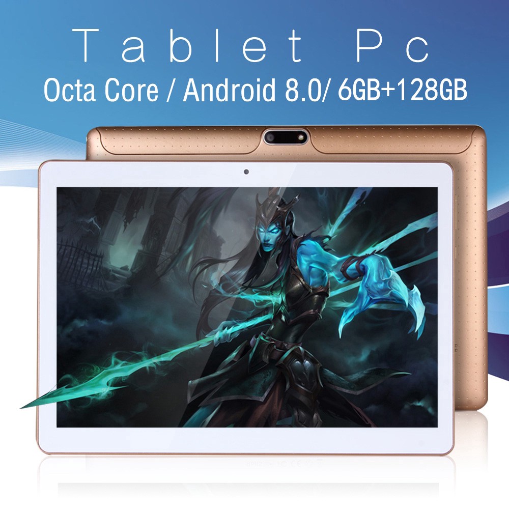 10.1 นิ้ว Android 8.0 Octa Core 6gb Ram + 128gb Rom แท็บเล็ตพีซี Wifi ...