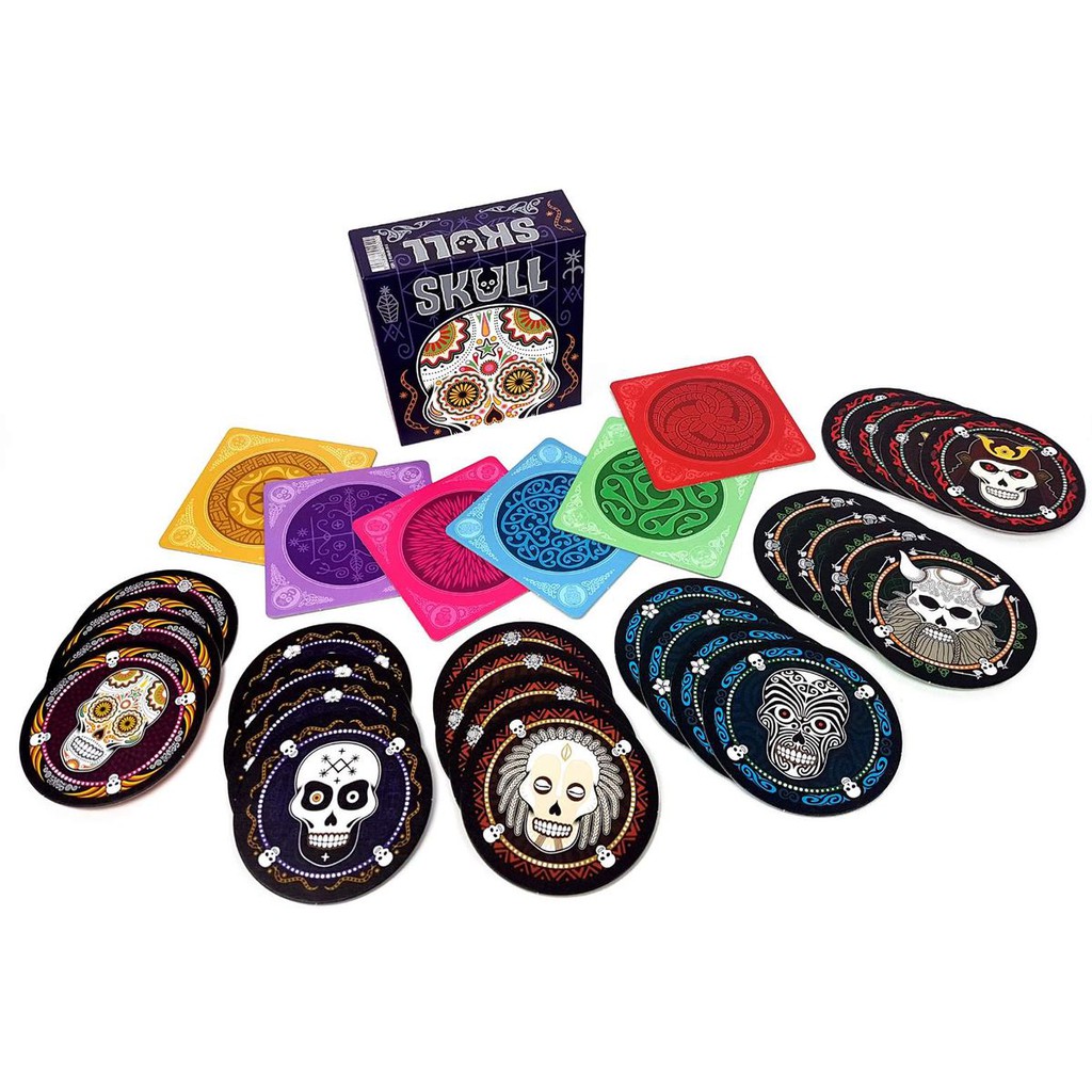Skull สกัล (THEN) Board Game บอร์ดเกม ของแท้ หัวกะโหลก ดอกไม้ ...