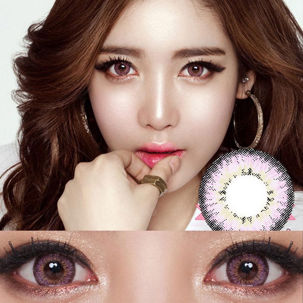 1PC Contact Lens Highlight Eye Makeup Enlarge Eyes Women Girls Cosmetic ...