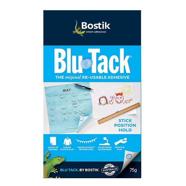 Blu tack กาวดินน้ำมัน Bostik Blutack (กล่อง) ของแท้จากออสเตรเลีย ...