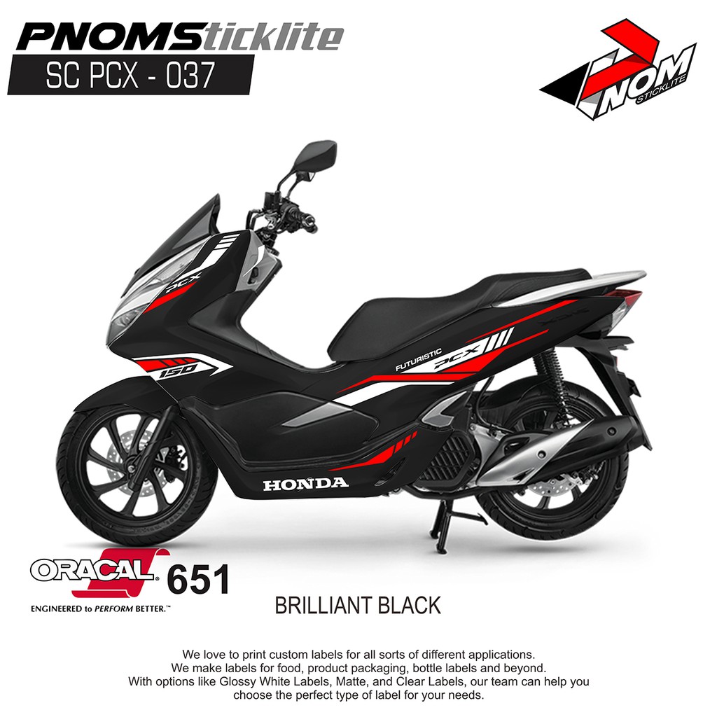 สติกเกอร์สําหรับติดตกแต่งเล็บ Pcx Sc Pcx P037 - pnom_sticklite.th - ThaiPick