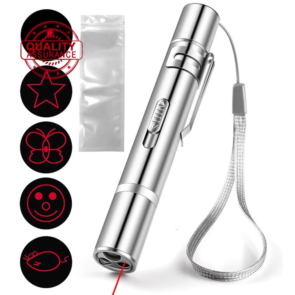 Laser Pointer Cat Toy USB Charging Projection Device Scratching Toy ...