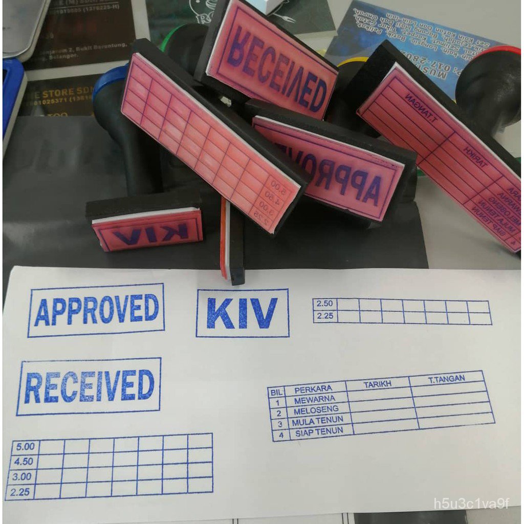 RUBBER STAMP CUSTOMIZED SIZE (Custom made) Square/Cop Petak ZTiV ...