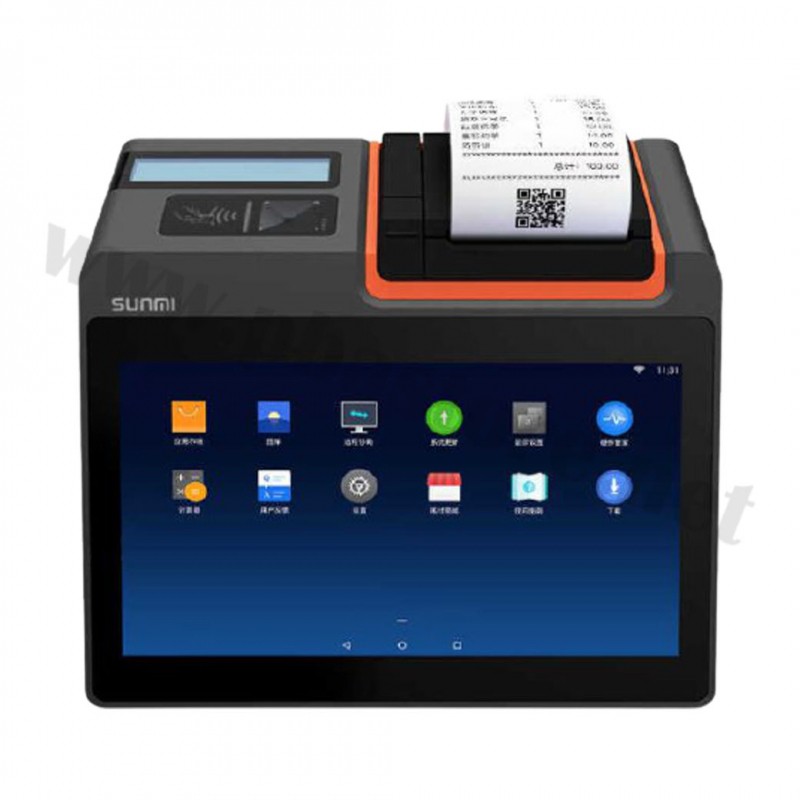 เครื่องคิดเงินพิมพ์ใบเสร็จระบบ POS SUNMI รุ่น T2 Mini | Shopee Thailand