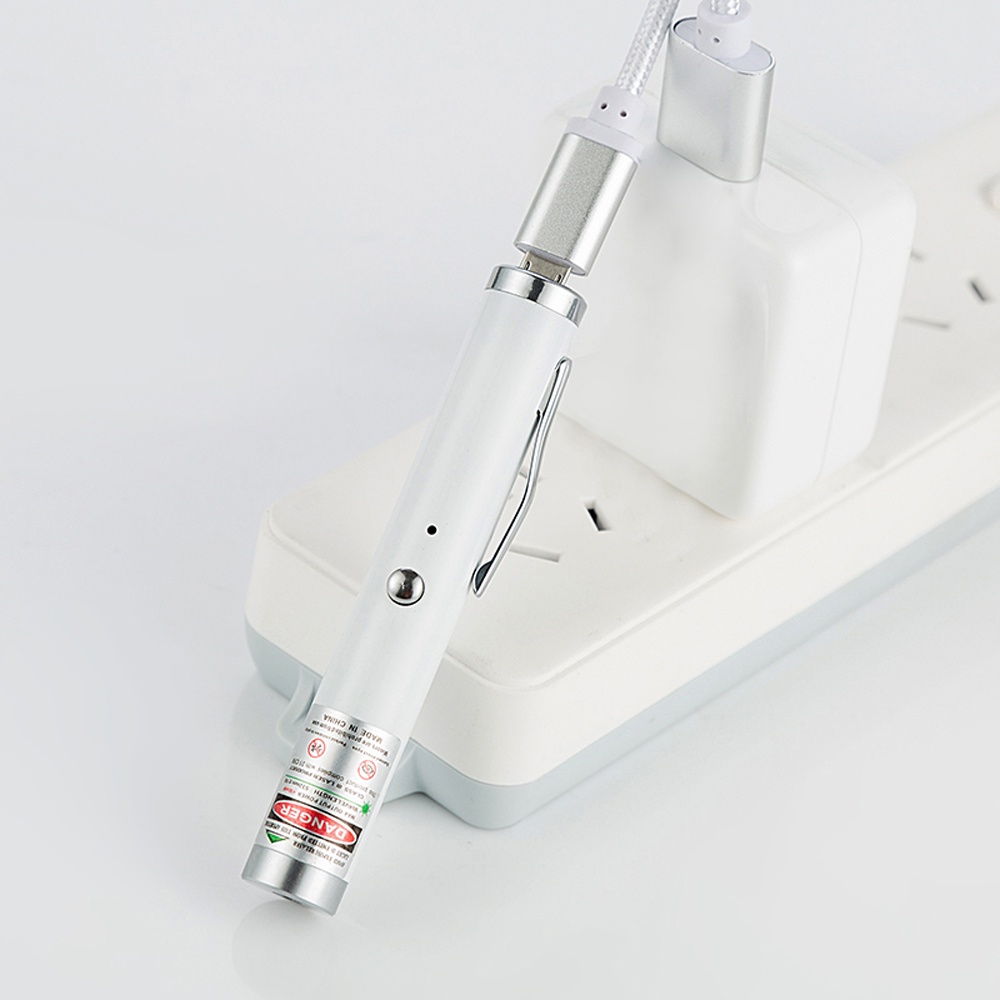 Laser Sight Pointer USB 5MW High Power Green Red Dot Laser Light Pen ...