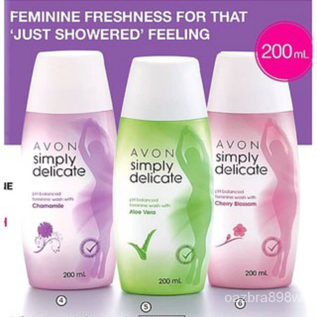 1bnZ Avon Simply Delicate 200ml/400m feminine hygiene wash - oazbra898w ...