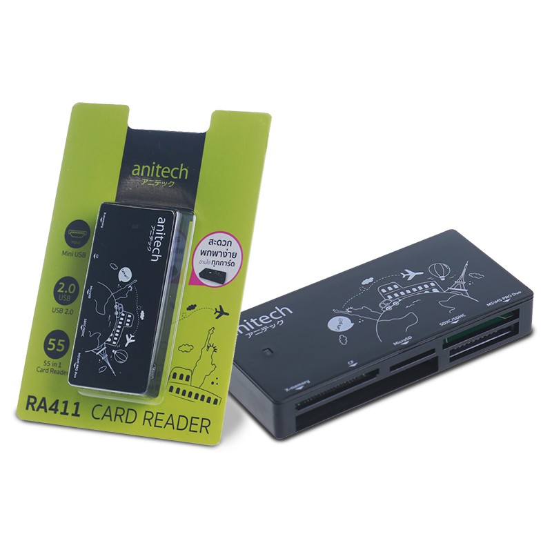 CARD READER MINI ANITECH RA411 - apcomputer_lamphun - ThaiPick