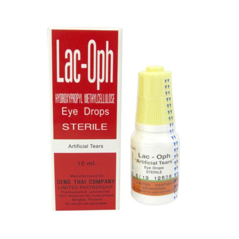 น้ำตาเทียม Lac-Oph Hydroxypropye Methylcellulose 10cc - dr.fon - ThaiPick