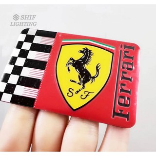 Aluminum New SF Horse Ferrari Logo Car Auto Decorative Emblem Badge ...