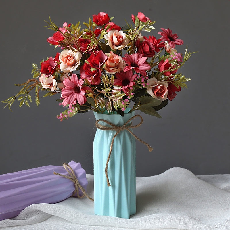 The sitting room tea table simulation floral decorations household ...