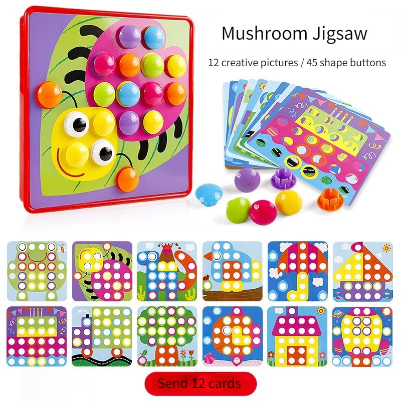 Childrens 1-2-3 Year Old Baby Mushroom Nail Combination Fight Flapper ...