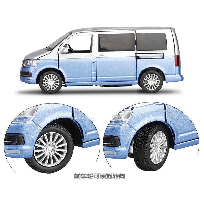 132 Multivan T6 Business Metal Alloy Diecast Car Model Miniature Model ...
