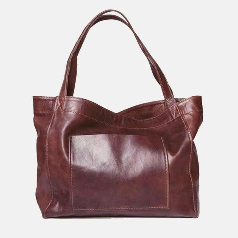 Vintage Luxury Women Handbag Totes Retro Pu Leather Shoulder Bags Large