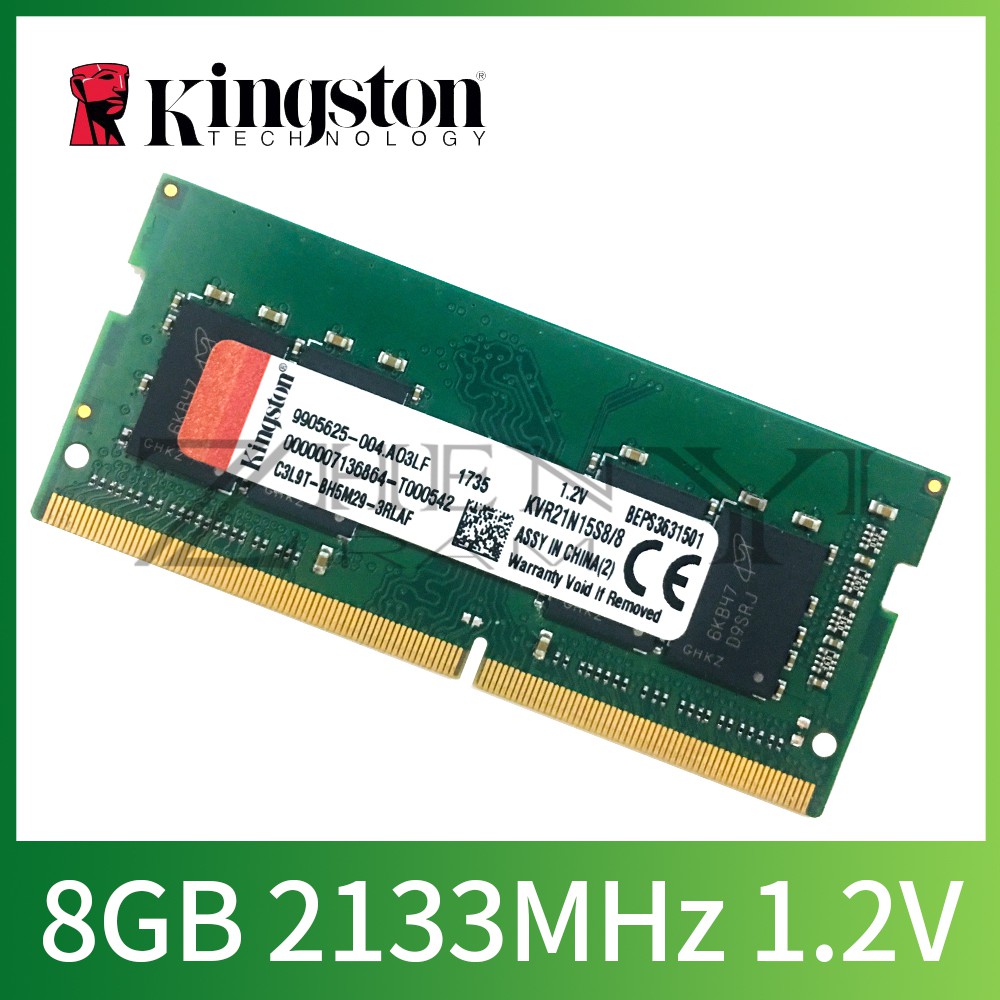 8GB DDR4 PC4-17000 2133Mhz KVR21S15S8/8 Notebook 1.2V Laptop RAM For ...