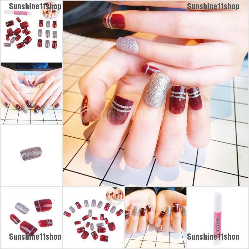 เล็บปลอมอะคริลิค 24 p อุปกรณ์สําหรับตกแต่งเล็บ - sunshine11shop.th ...