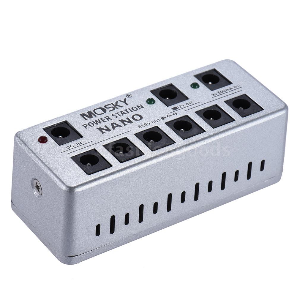 （COD）Guitar Effects Mini Power Supply 8 Isolated DC Outputs 7 * 9V/ 1 ...