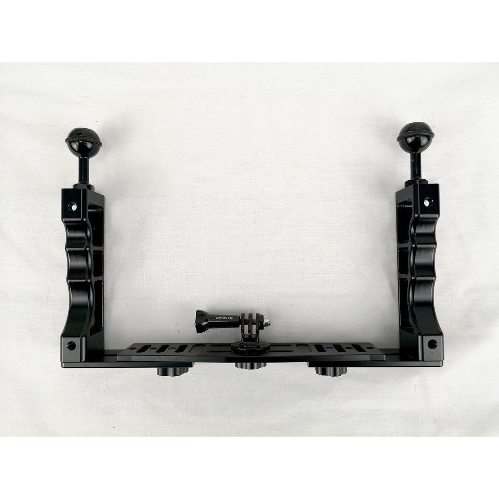 ราคาแบ่งกันใช้ มือจับ ดำน้ำ gopro action cam Handle Grip Stabilizer Rig ...