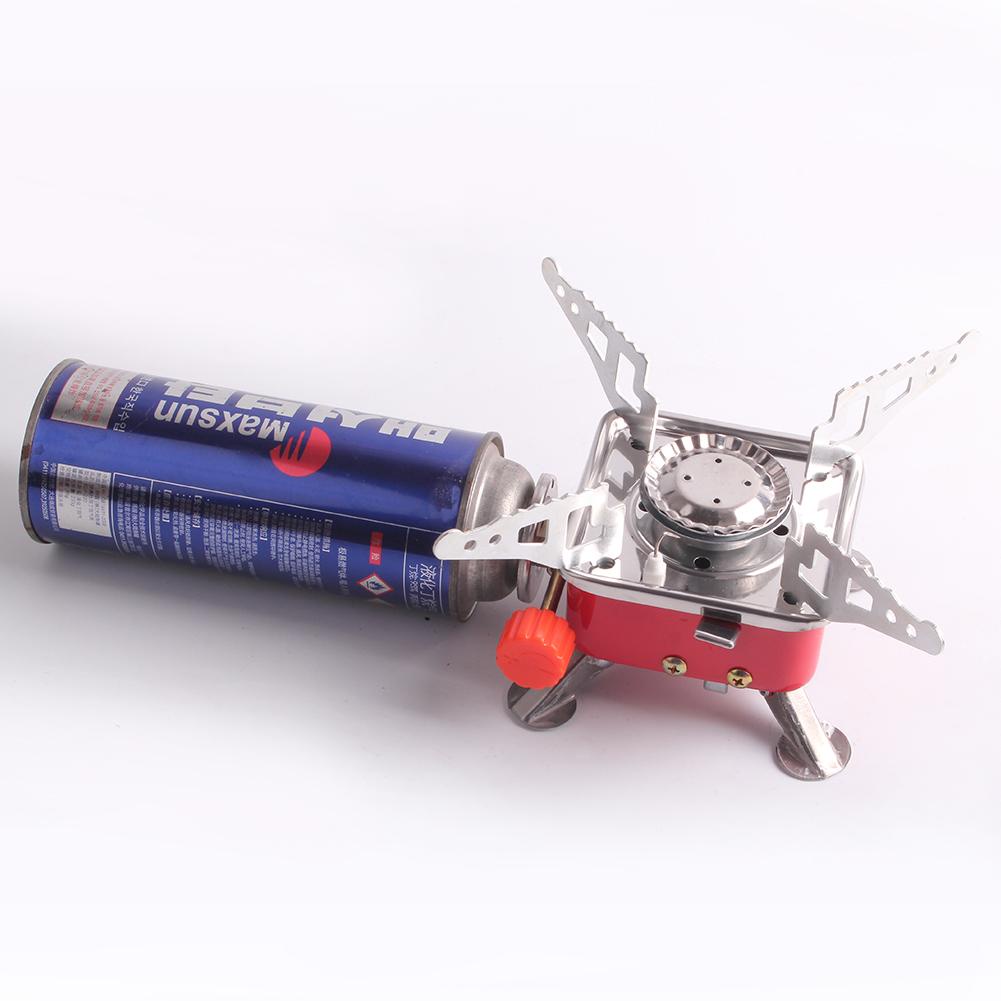 ☜Stainless Steel Portable Square Cooking Stove Outdoor Camping ...