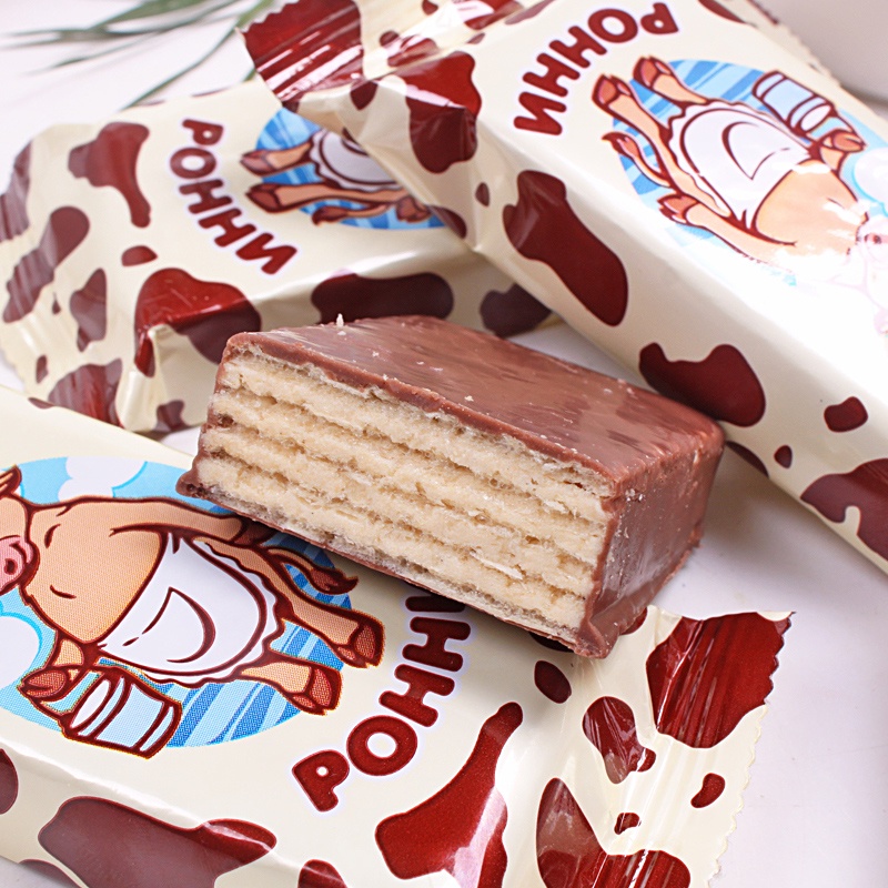 Imported chocolate ช็อกโกแลตนำเข้า COD ☢>อาหารนำเข้าจากรัสเซีย เวเฟอร์ ...