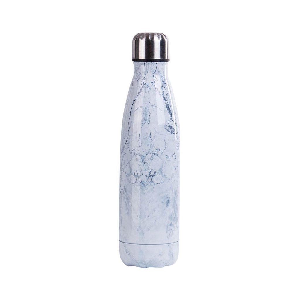 ใหม่500ML Water Bottle Vacuum Insulated Thermal Metal Sports Chilly ...