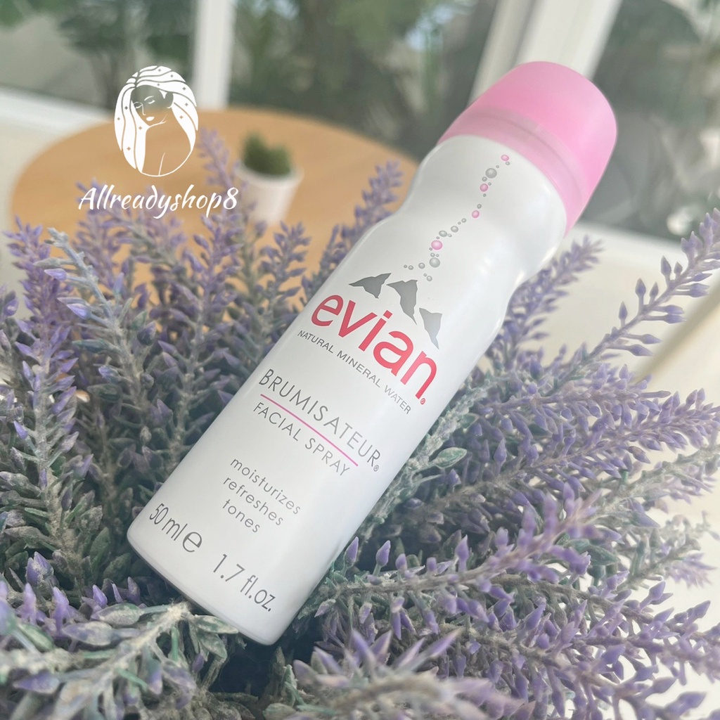 ของแท้ Evian facial spray 50 ML. ( EXP. 012023 ) สเปรย์น้ำแร่ธรรมชาติ ...
